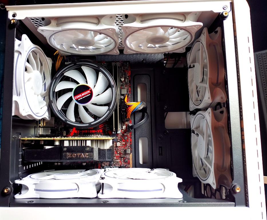 i5 9th Gen Gaming Desktop PC with GPU in a Semi White Set Up, Computers ...