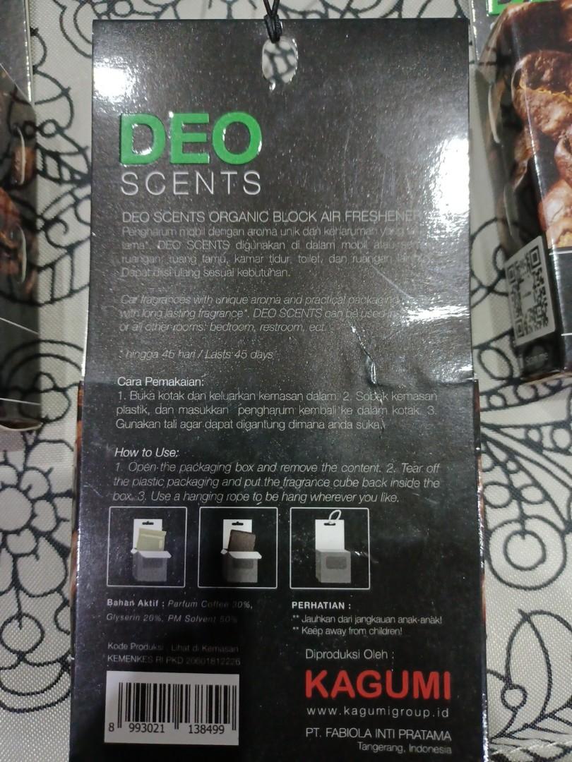 KAGUMI DEO SCENTS COFFEE CAR AIR REFRESHER, Everything Else on Carousell