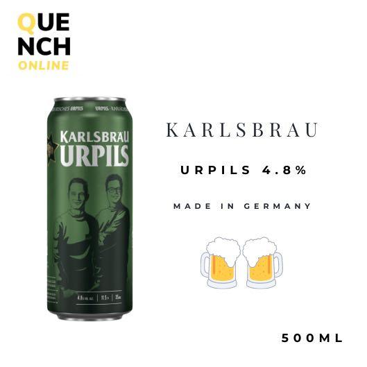 Karlsbrau Urpils 24 x 500ml, Food & Drinks, Alcoholic Beverages on ...