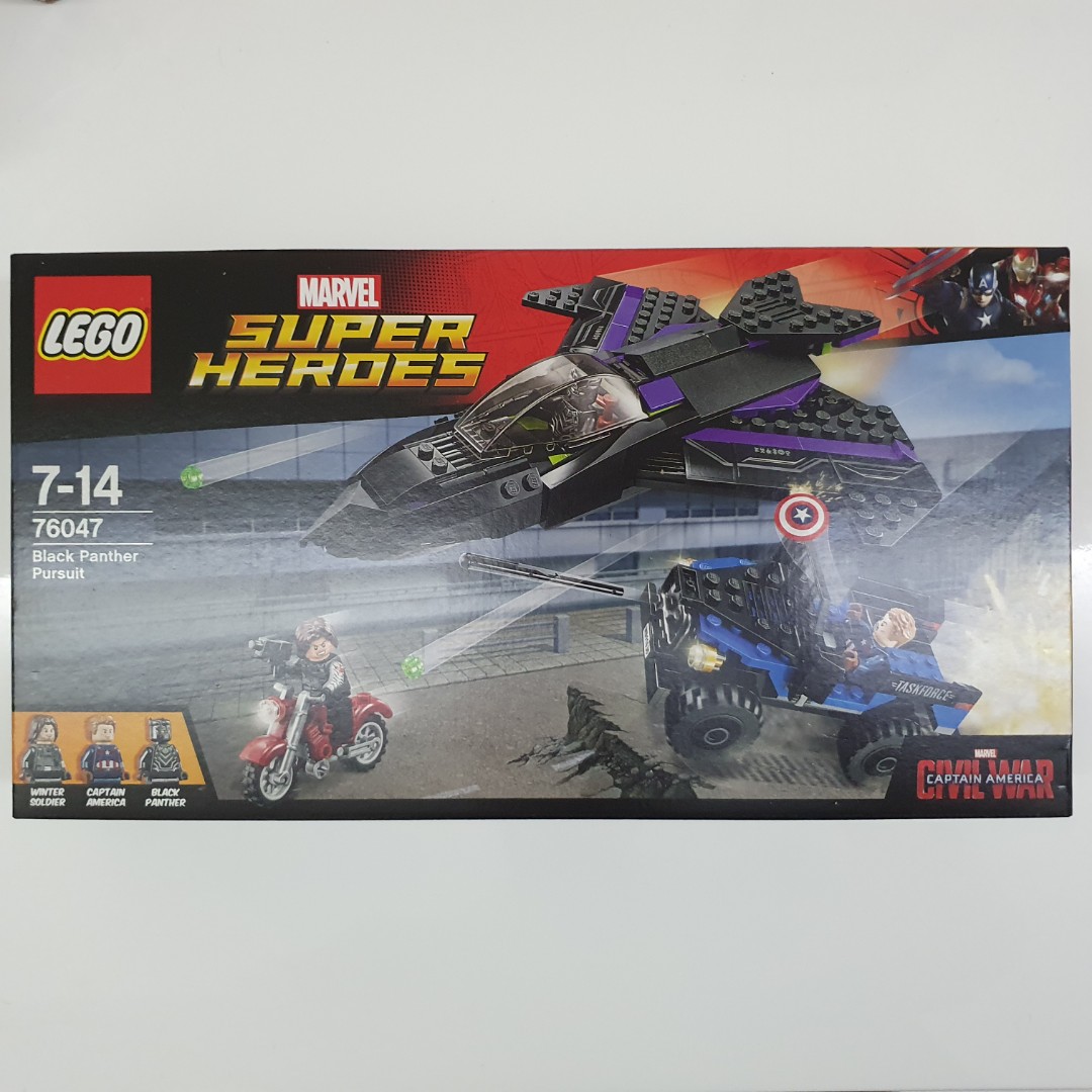 Lego Marvel 76047 Black Panther Pursuit, Hobbies & Toys, Toys & Games ...