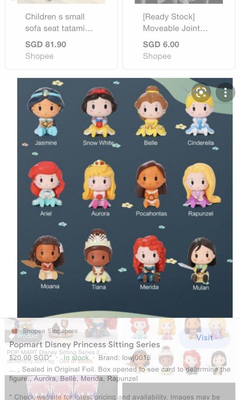 LF! disney princess sitting series, Hobbies & Toys, Toys & Games on ...