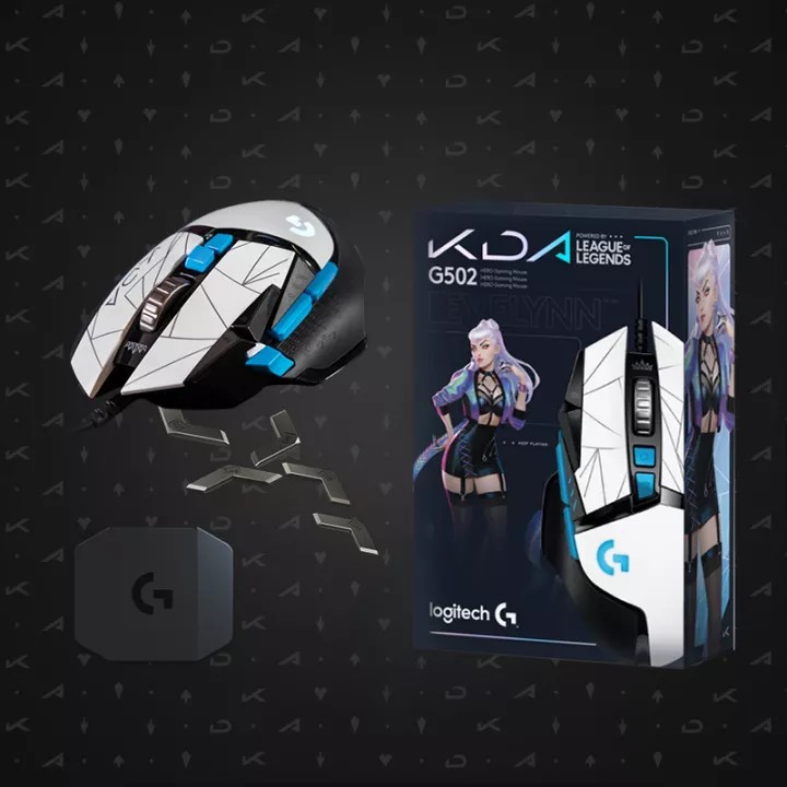 Logitech g502 Hero K/DA Version Limited Edition Gaming Mouse wired for ...