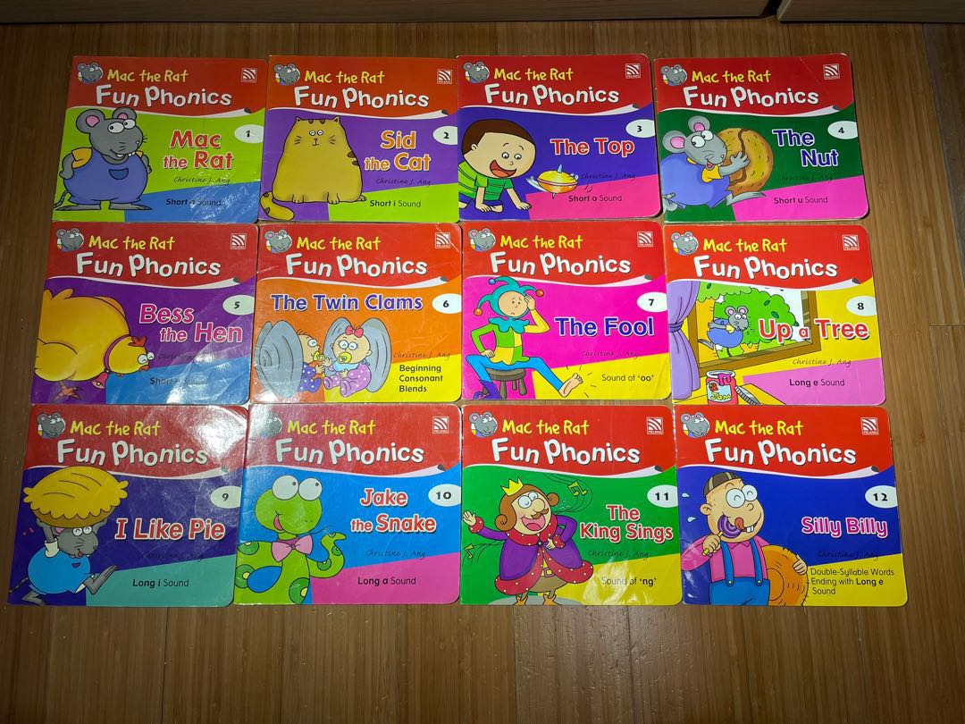 Mac the Rat Fun Phonics (1 to 12), Hobbies & Toys, Books & Magazines ...