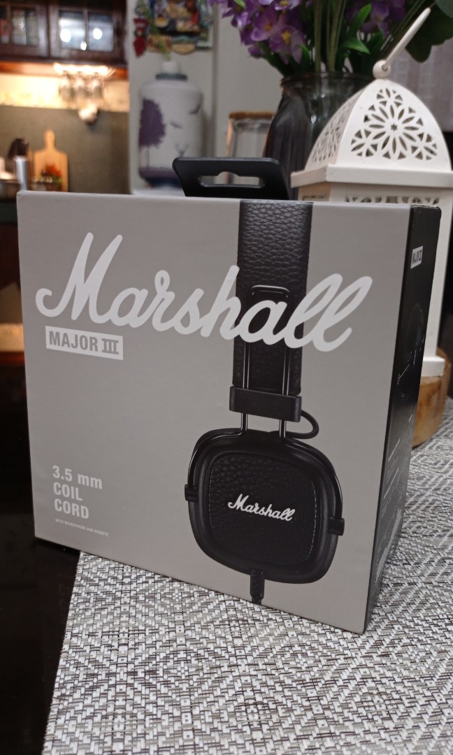 Marshall Major III Wired Coil Brandnew, Audio, Headphones & Headsets on ...