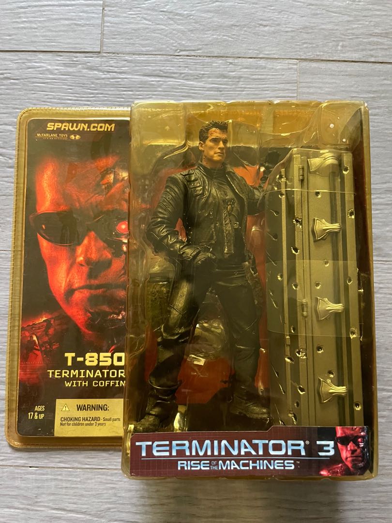 Mcfarlane Terminator 3 t-800 with coffin, Hobbies & Toys, Toys & Games ...