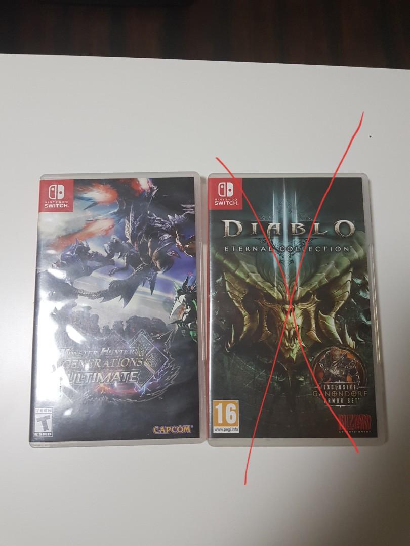 MHGU Nintendo switch monster hunter generation ultimate, Video Gaming ...