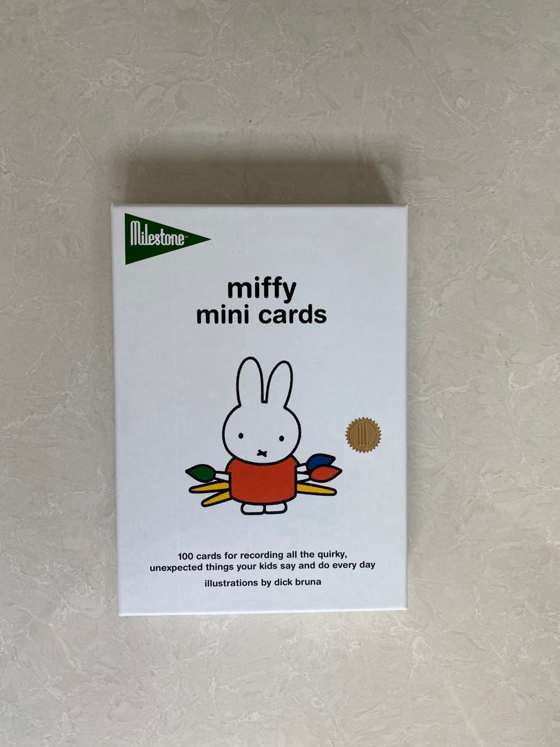 Miffy milestone mini cards, Babies & Kids, Infant Playtime on Carousell