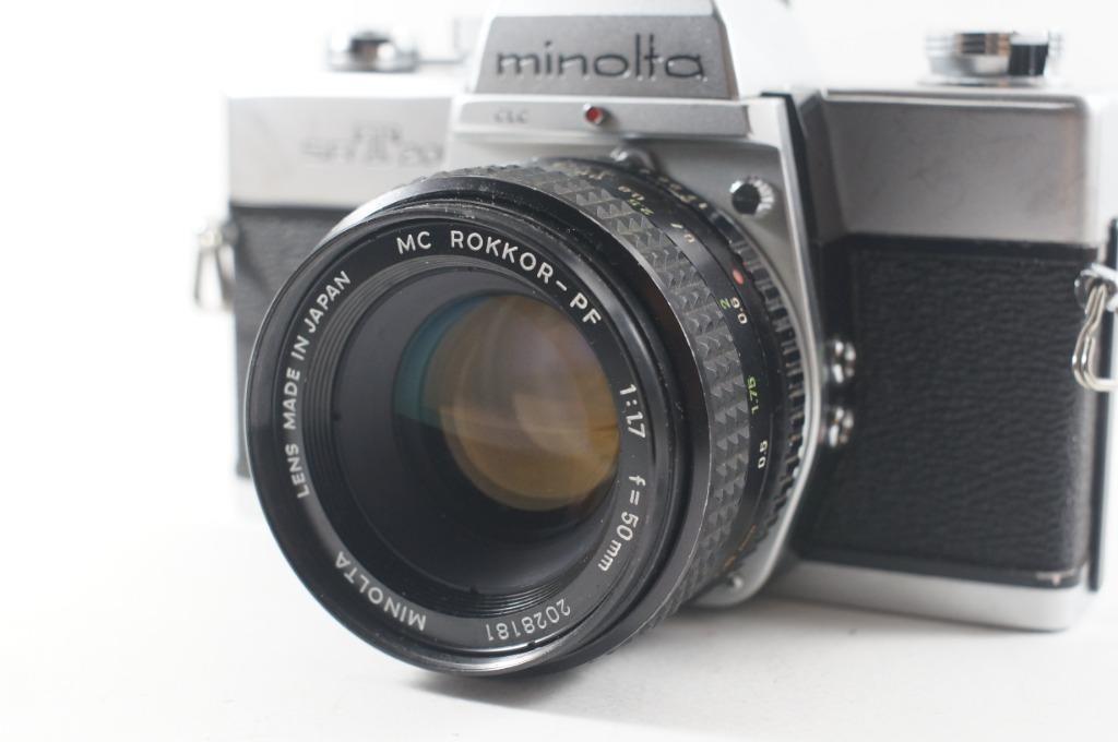 Minolta SRT 201 with MC Rokkor PF 50mm, Photography, Cameras on Carousell