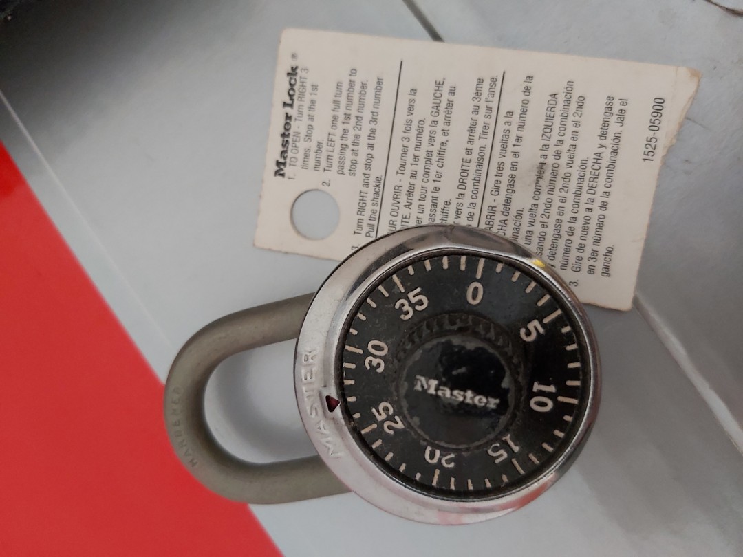 Number Dial Lock, Furniture & Home Living, Security & Locks on Carousell