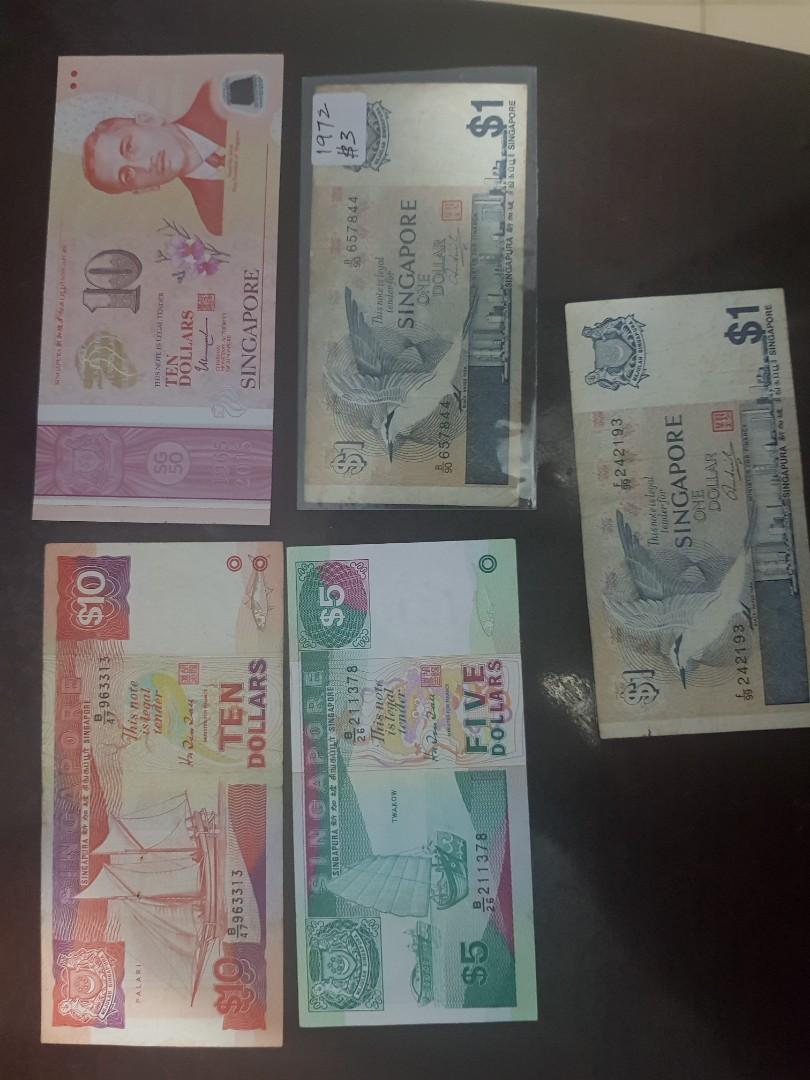 Old SGD NOTES, Hobbies & Toys, Memorabilia & Collectibles, Currency on ...