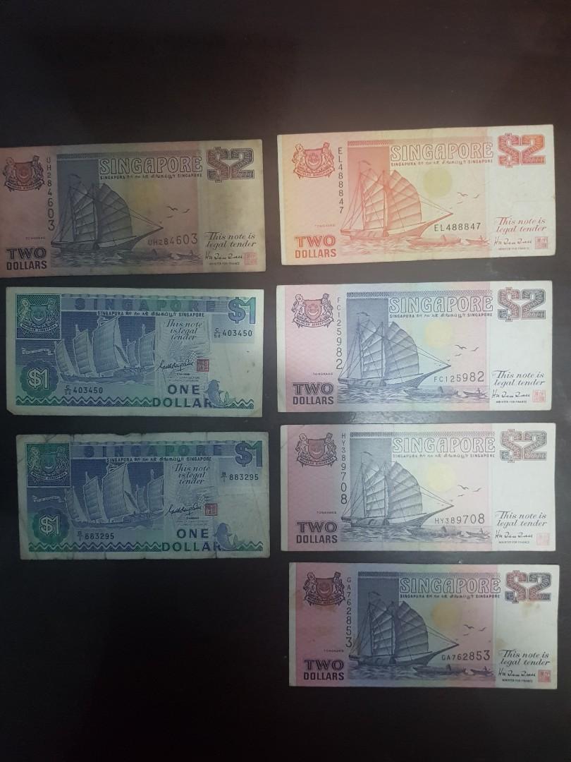 Old SGD NOTES, Hobbies & Toys, Memorabilia & Collectibles, Currency on ...