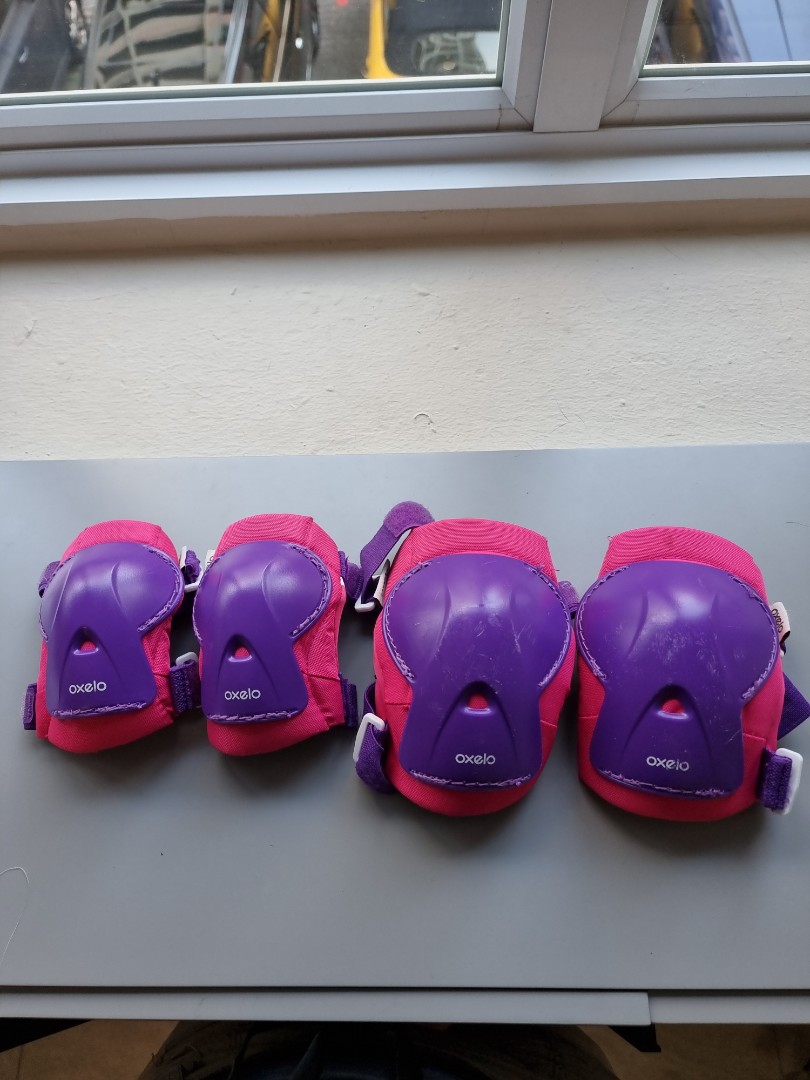 Oxelo roller blade protector knees and elbow, Sports Equipment, Other ...