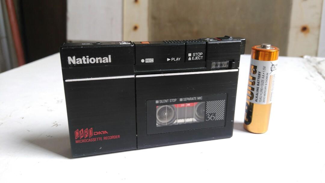 Panasonic/ National micro cassette recorder RN Z36 walkman, 音響器材, 音樂播放裝置 MP3及CD Player - Carousell