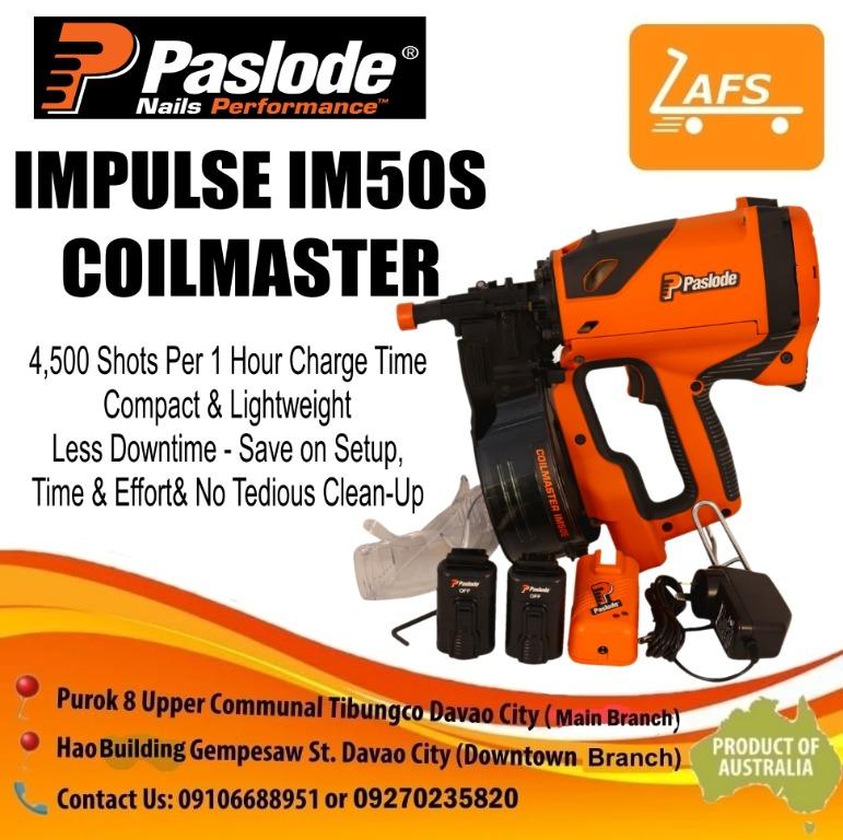 PASLODE IMPULSE IM50S COILMASTER COMBO, Commercial & Industrial ...