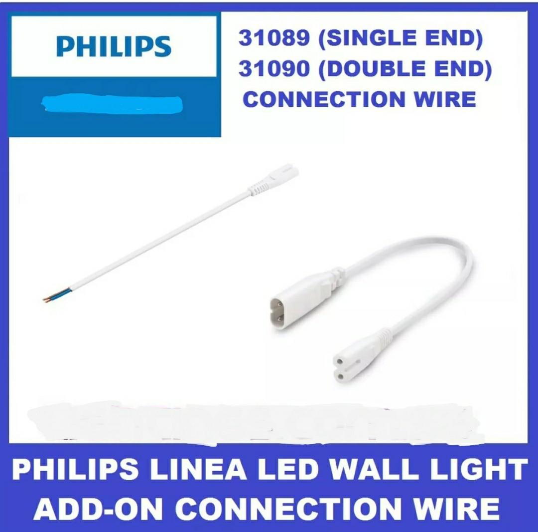 Philips T5 Linea LED connection cable / wire, Furniture & Home Living ...
