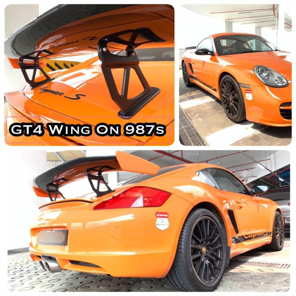 Porsche Cayman 987 GT4 Style GT Wing, Car Accessories, Accessories on ...