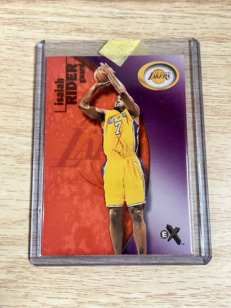 Rare! Lakers Isaiah Rider EX Essential Credentials Now nba card ...