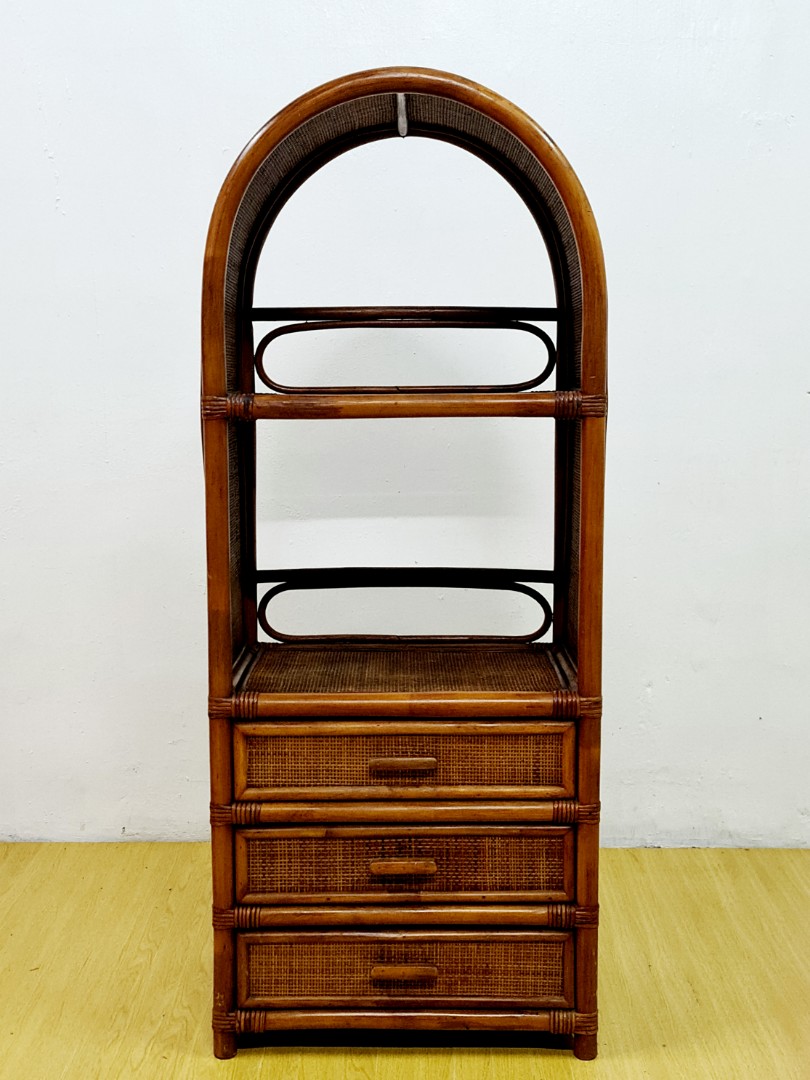 Rattan Display Cabinet, Furniture & Home Living, Furniture, Shelves ...