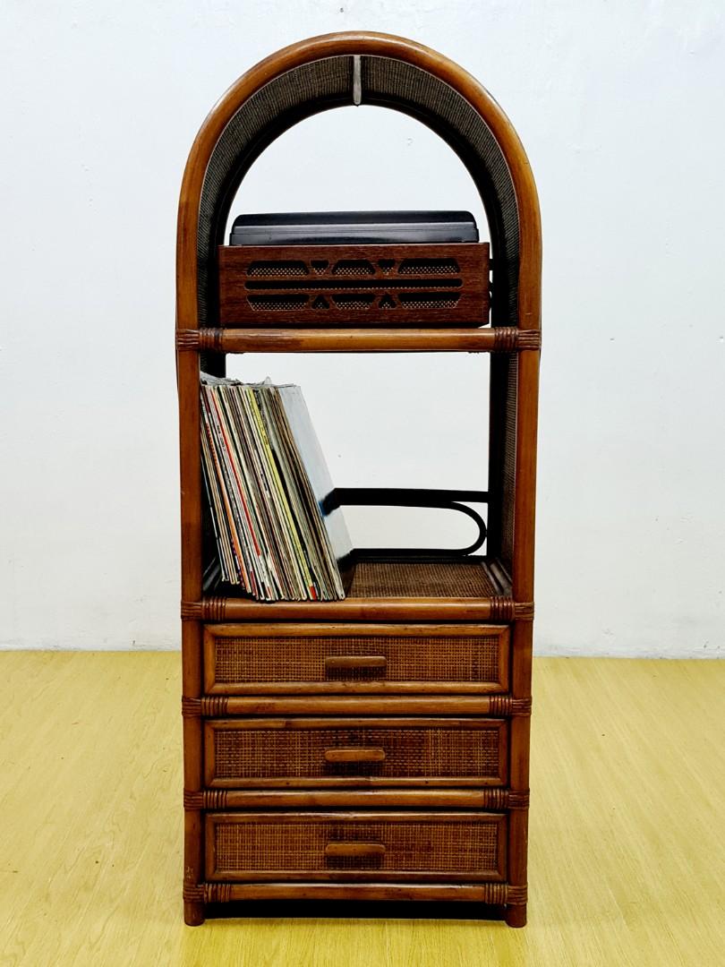 Rattan Display Cabinet, Furniture & Home Living, Furniture, Shelves ...