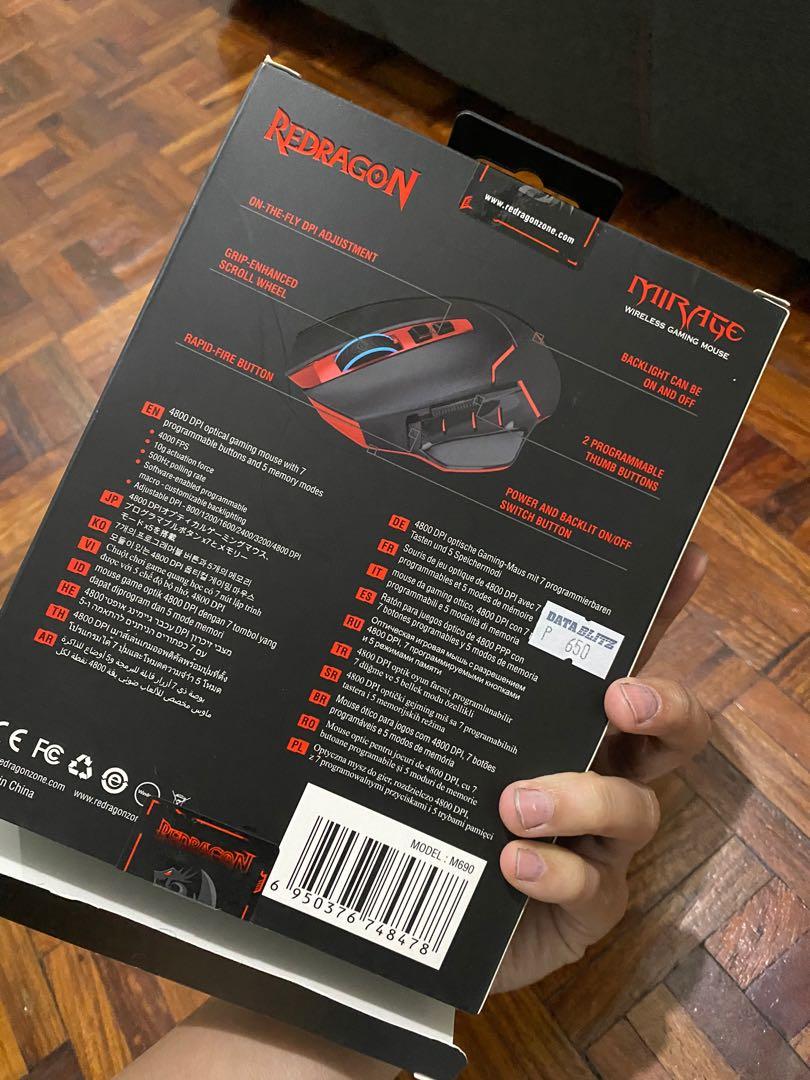 Red Dragon Mirage Wireless Gaming Mouse, Computers & Tech, Parts ...