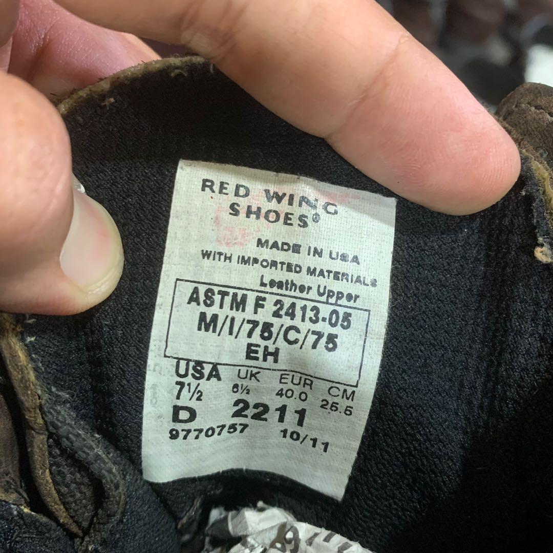 RED WING 2211, Men's Fashion, Footwear, Boots on Carousell