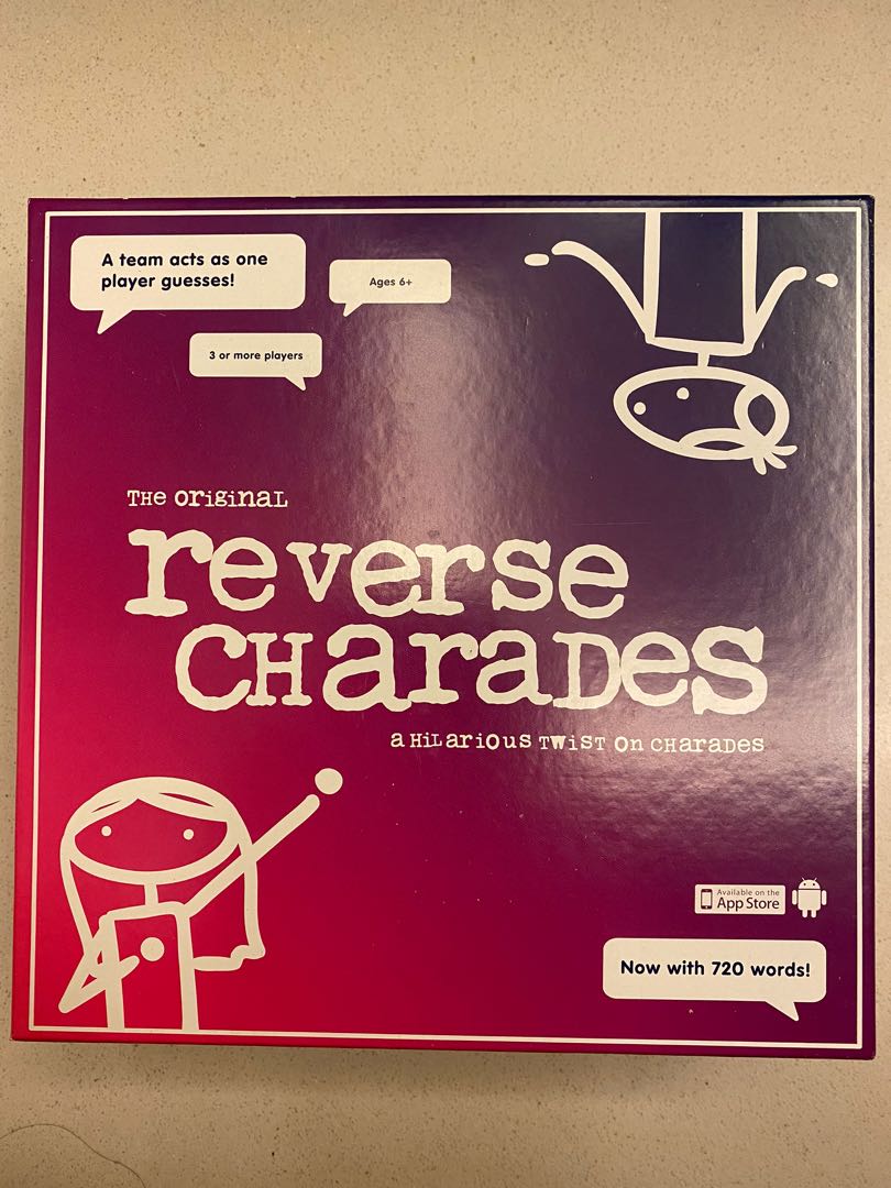 Reverse charades game, Hobbies & Toys, Toys & Games on Carousell