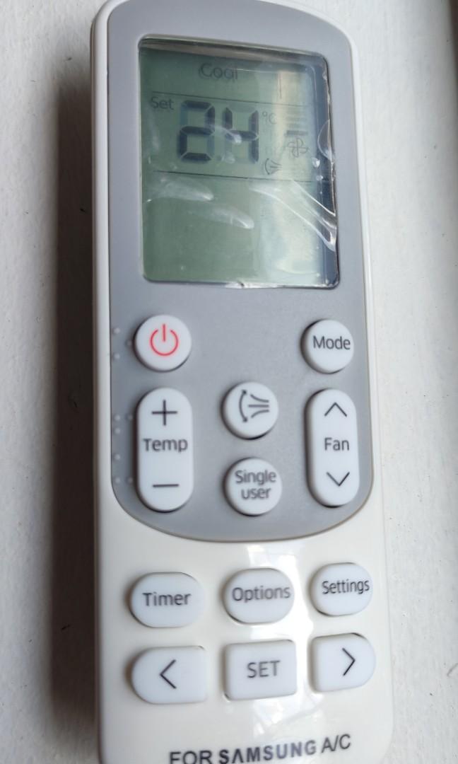 Samsung Aircon Remote control replacement, TV & Home Appliances, Air ...