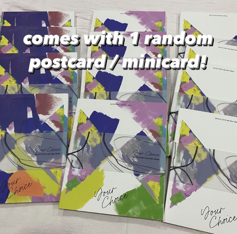 SEVENTEEN Your Choice Album with one random inclusion & unscanned ...