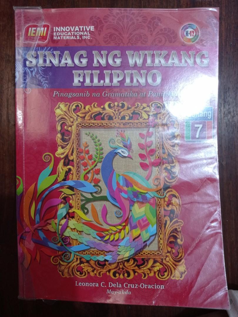 FILIPINO Book 7 - Sinag ng Wikang Filipino (Pinagsanib na Gramatika at ...