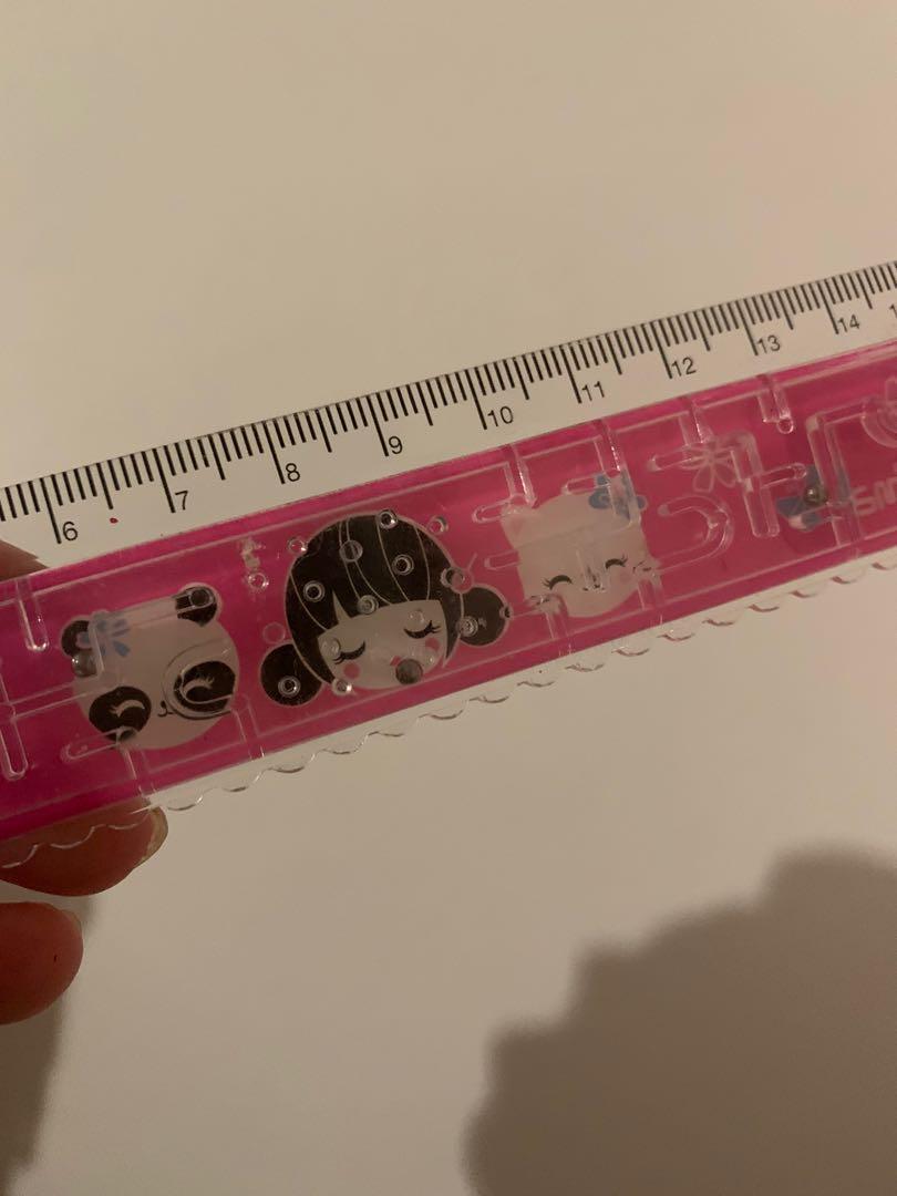 Smiggle ruler (maze,pink), Hobbies & Toys, Stationery & Craft ...