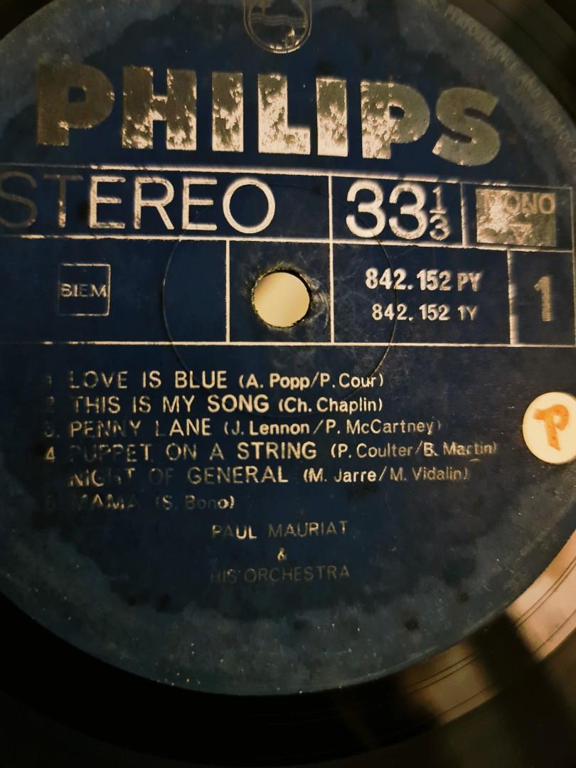 This Is My Song-Paul Mauriat and His Orchestra LP Vinyl Record Piring ...
