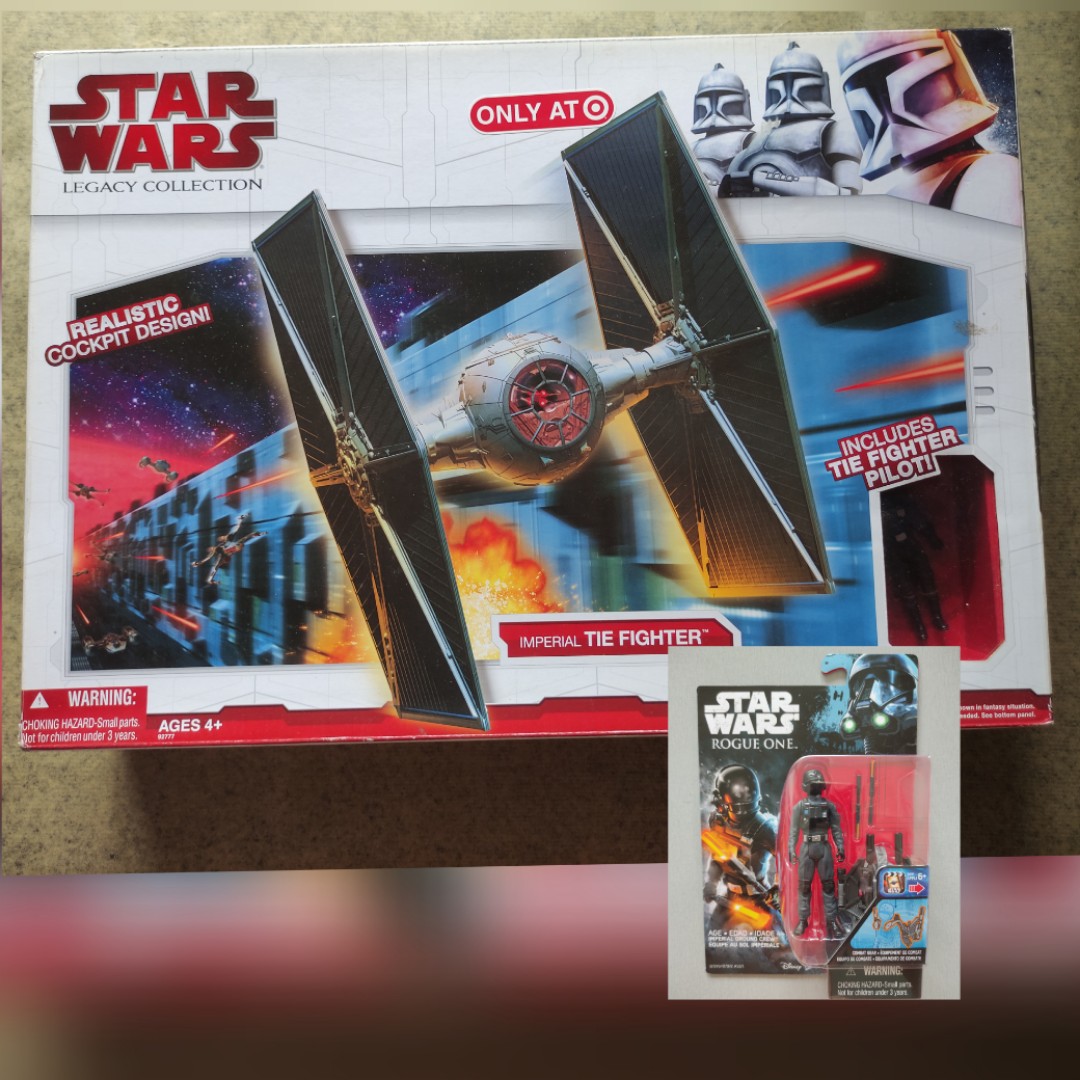 Star Wars Tie Fighters Legacy Collection Exclusive Imperial Ground ...