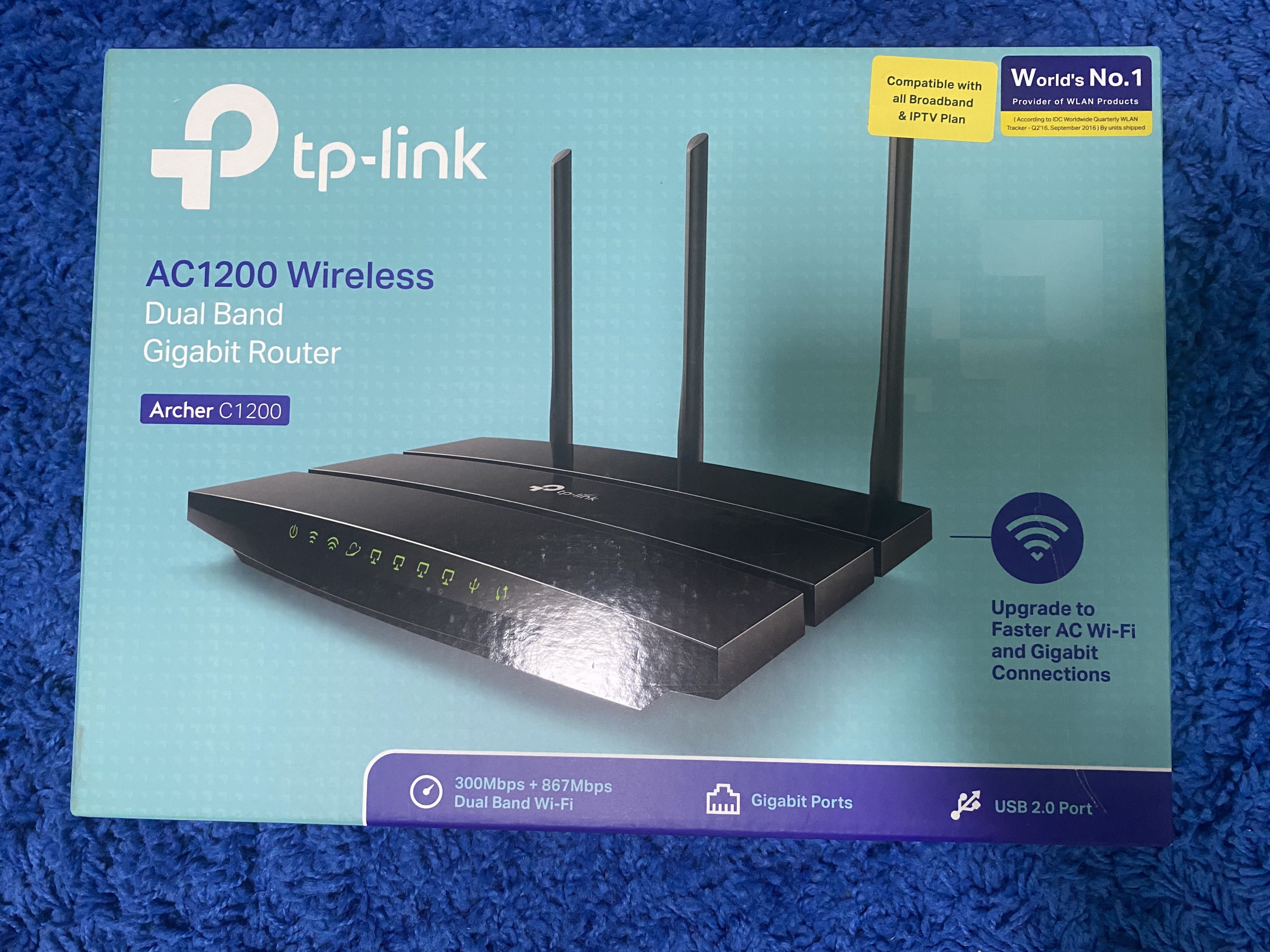 TP-Link ARCHER C1200 AC1200 Wireless Dual Brand Gigabit Router ...