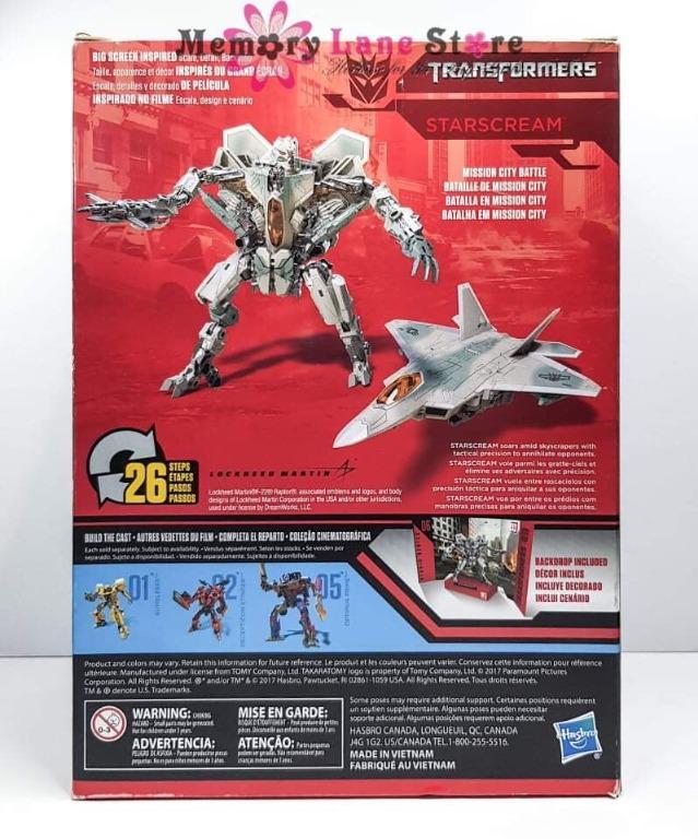 Transformers Studio Series 06 Starscream, Hobbies & Toys, Toys & Games ...