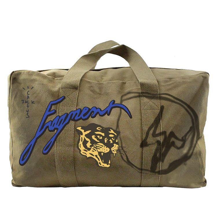 Travis Scott x Fragment Duffle Bag, Luxury, Bags & Wallets on Carousell