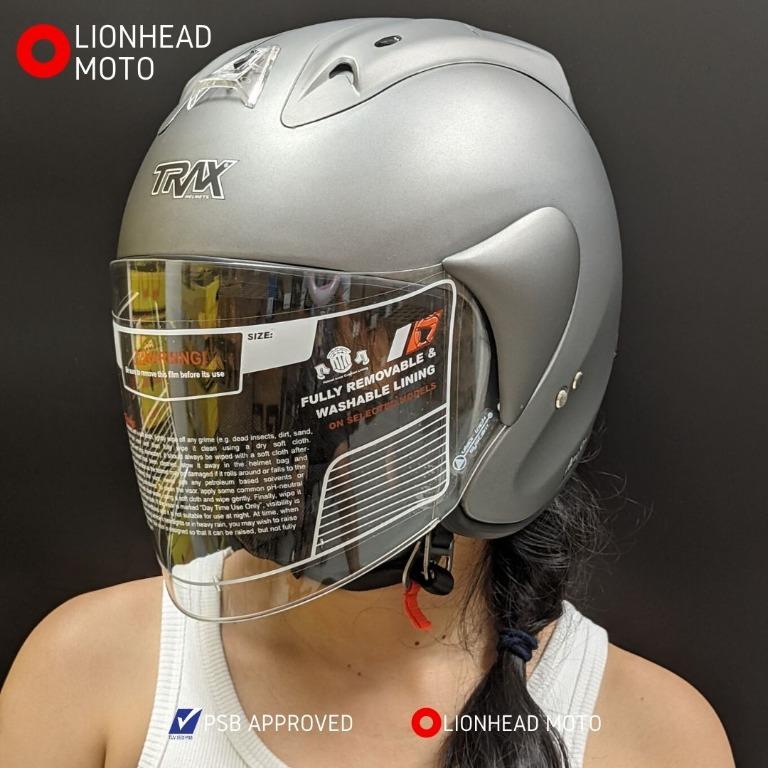 TRAX TR03ZR HELMETS PSB APPROVED FREE DELIVERY, Motorcycles, Motorcycle ...
