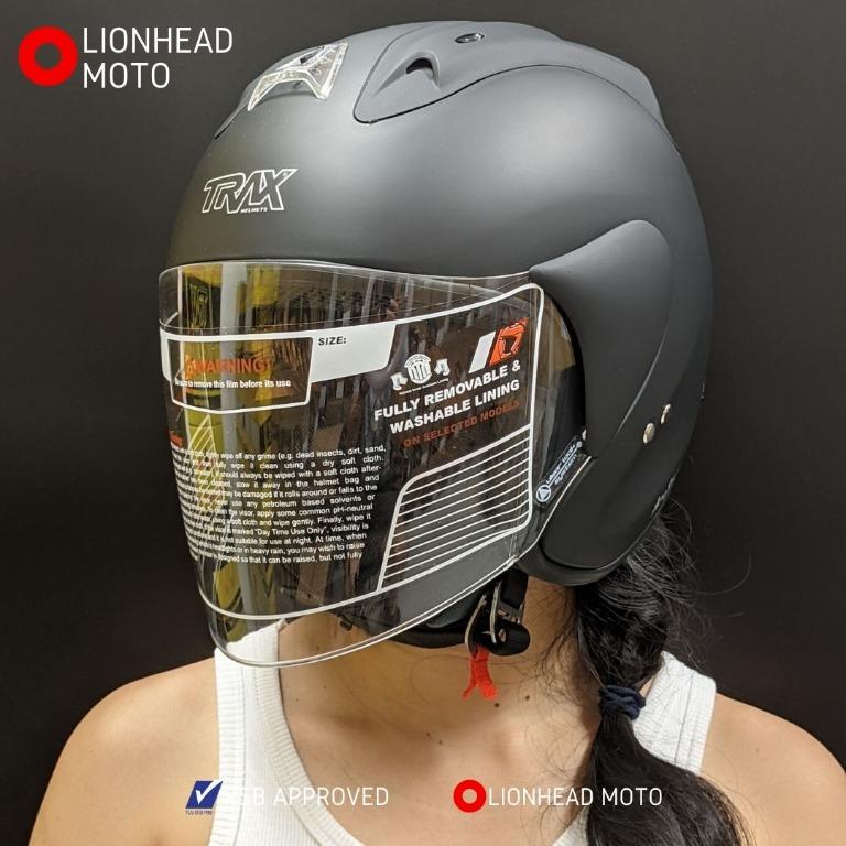 TRAX TR03ZR HELMET PSB APPROVED FREE DELIVERY, Motorcycles, Motorcycle ...