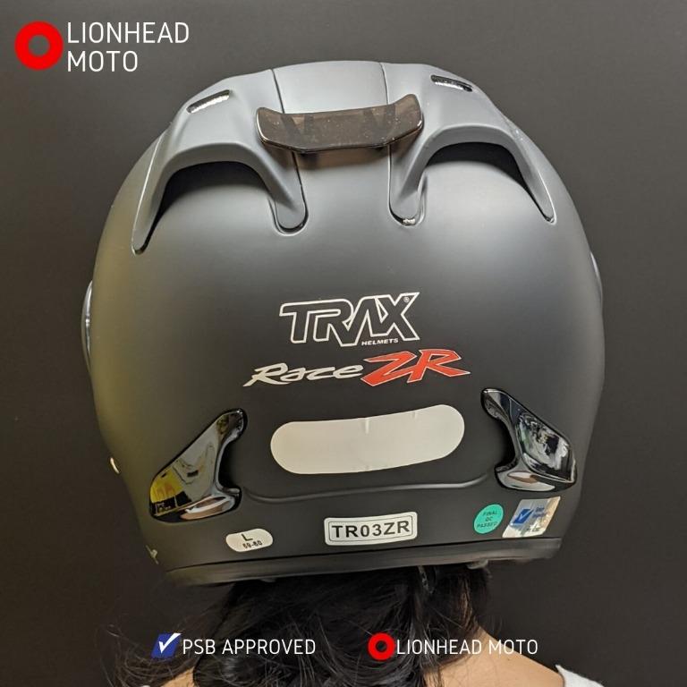 TRAX TR03ZR HELMET PSB APPROVED FREE DELIVERY, Motorcycles, Motorcycle ...