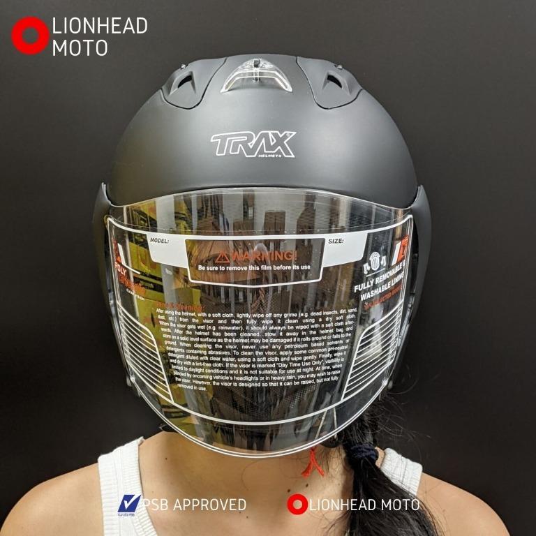 TRAX TR03ZR HELMET PSB APPROVED FREE DELIVERY, Motorcycles, Motorcycle ...