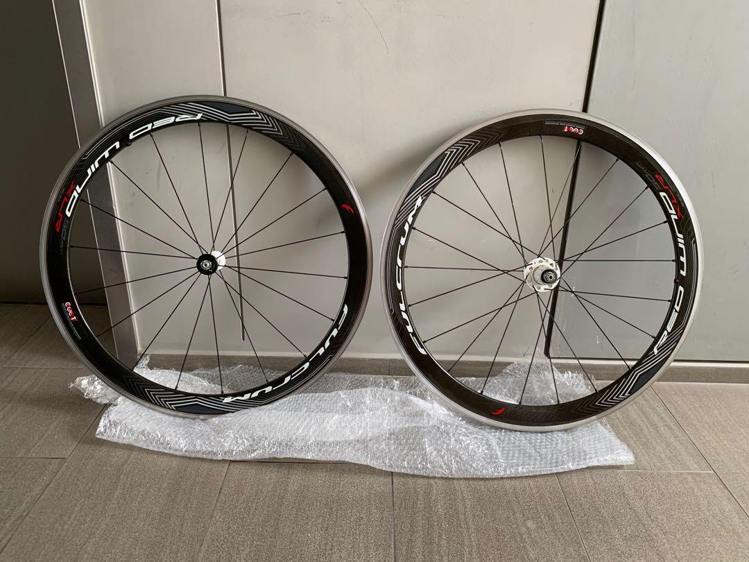 WELL USED Fulcrum Red Wind XLR50 Carbon Wheelset - Rim Brake, Sports ...