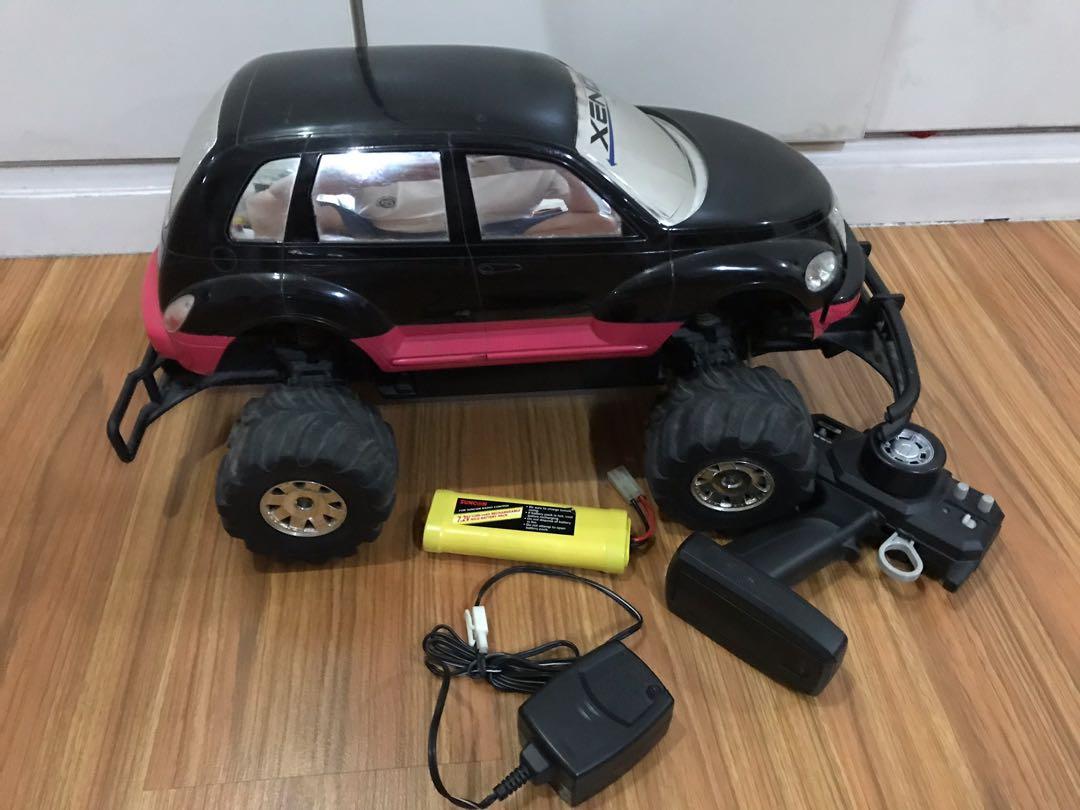 Vintage 4wd remote control rc monster truck suncon 1:10 scale 20 inches ...