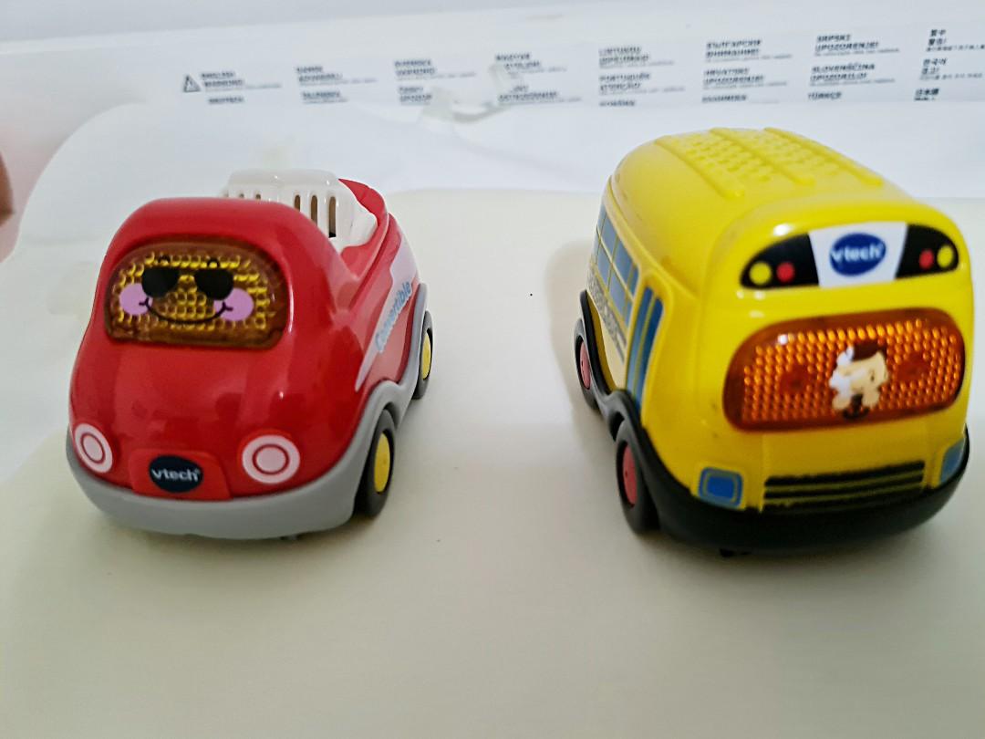 Vtech toy bus and car (English), Hobbies & Toys, Toys & Games on Carousell