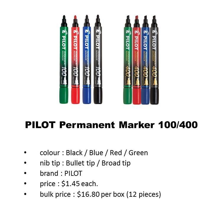 Whiteboard / Permanent Markers (Pilot/ Artline/ Sharpie) Jumbo, V Board ...