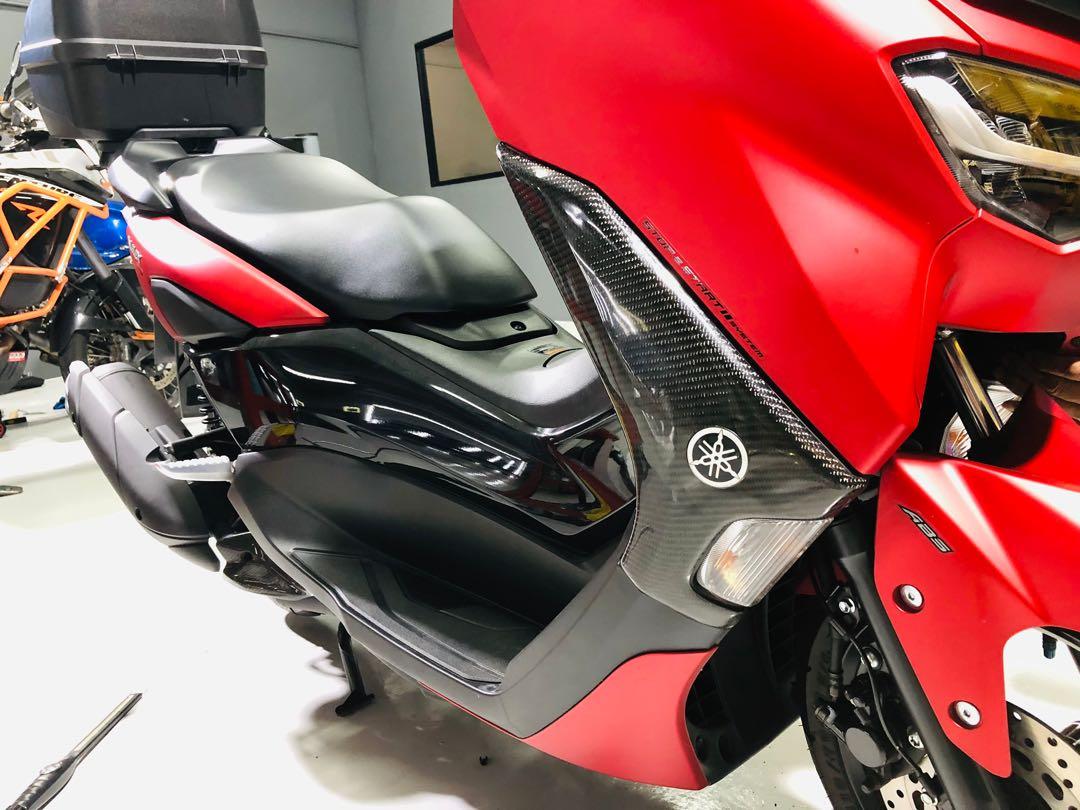 Yamaha Nmax V2 Carbon Side Panels, Motorcycles, Motorcycle Accessories ...