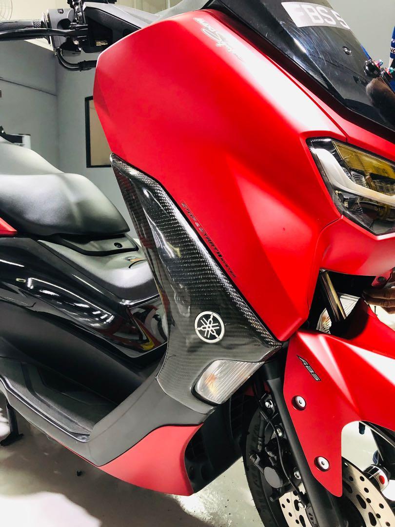 Yamaha Nmax V2 Carbon Side Panels, Motorcycles, Motorcycle Accessories ...