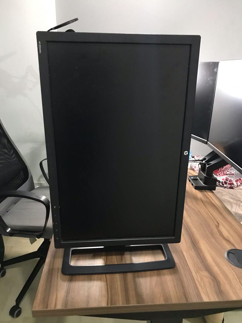 1080p 24” inch HP IPS Monitor with HDMI + DP input, highly adjustable ...