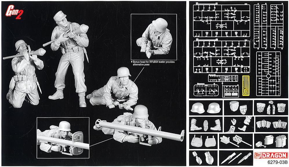 1/35 Dragon Gen2 #6279, German Eastern Front Tank Hunters c/w 4 Figures ...