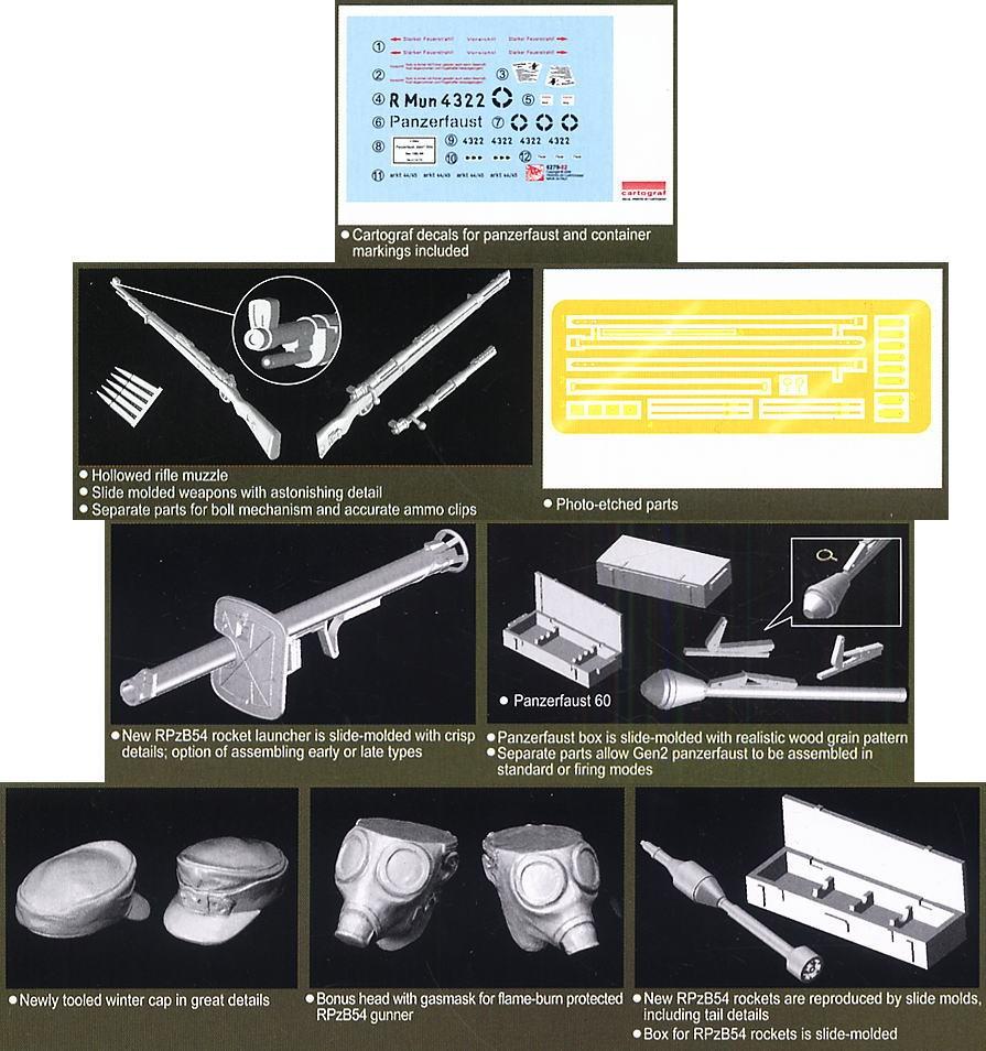 1/35 Dragon Gen2 #6279, German Eastern Front Tank Hunters c/w 4 Figures ...