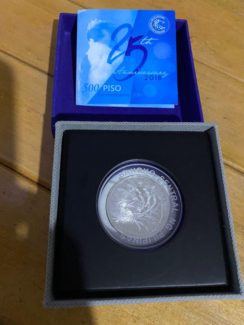 25th Anniversary of BSP commemorative coin, Hobbies & Toys, Memorabilia ...