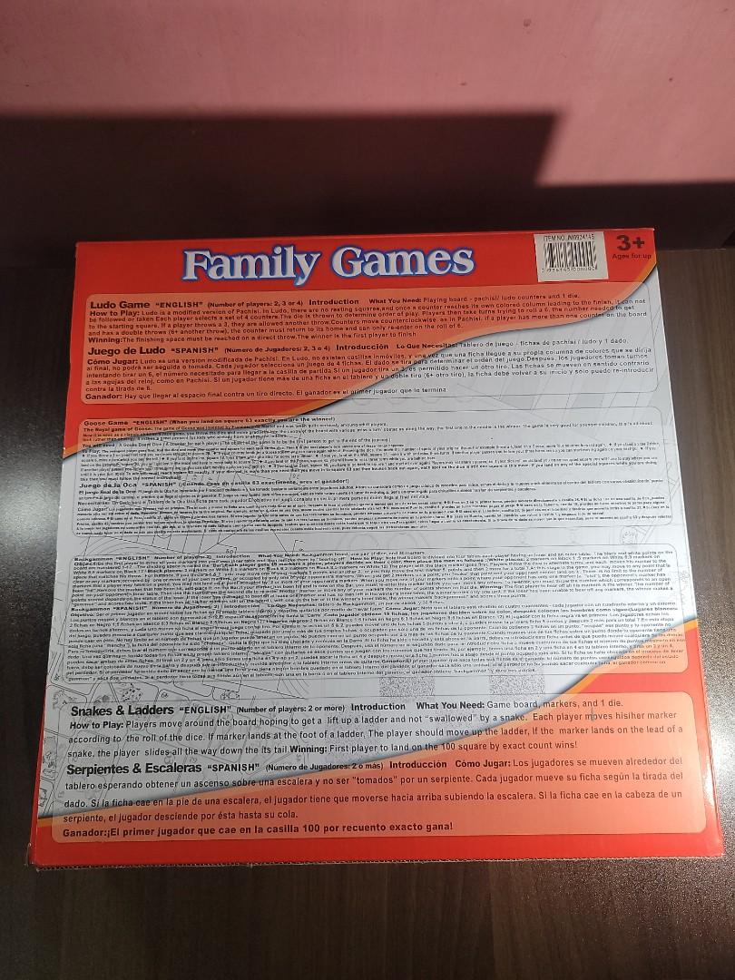 7 in 1 Family Games, Hobbies & Toys, Toys & Games on Carousell